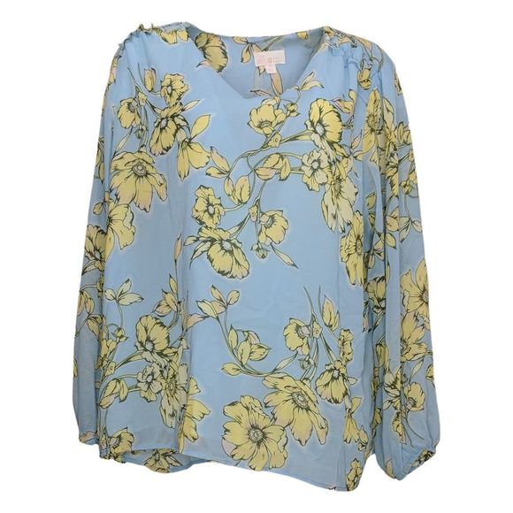 Belle by Kim Gravel | Tops | Belle By Kim Gravel Womens Sz Xl Chiffon ...